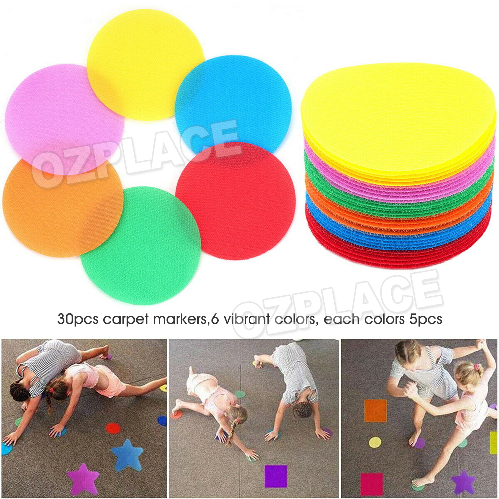 For Classroom 30Pcs Carpet Spot Markers Sit Floor Classroom Spots ...